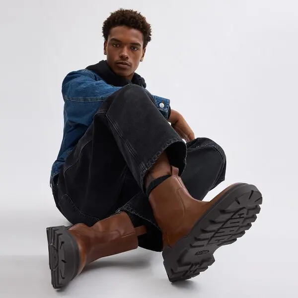 Coach Black Leather Caiden Boot Size 13 COACH Men main image 2