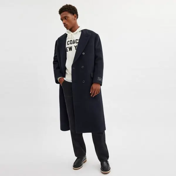 COACH Double Breasted Wool Coat