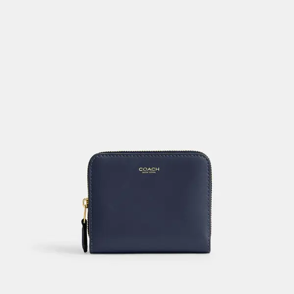 COACH New York Billfold Wallet - Brass/navy