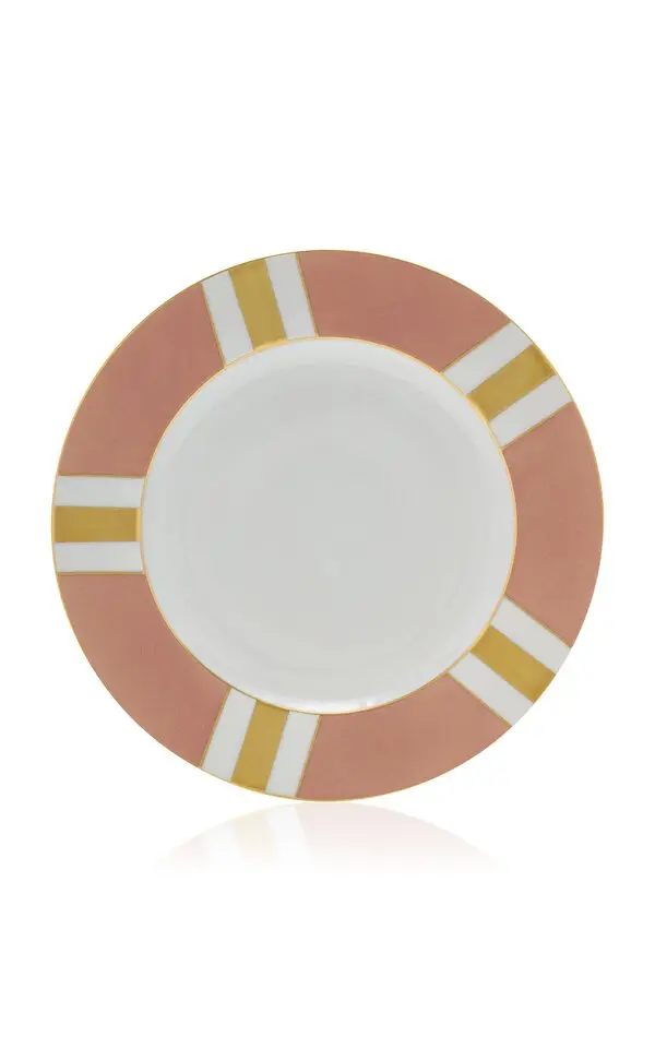 MARIE DAÂGE Hand-painted Porcelain Dinner Plate