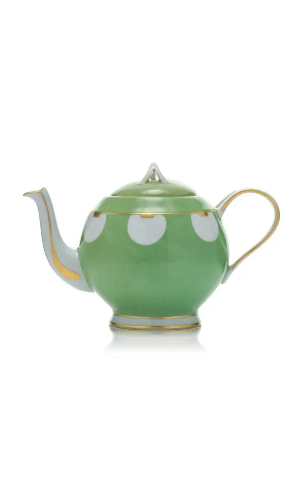 MARIE DAÃ¢GE Hand-painted Porcelain Teapot