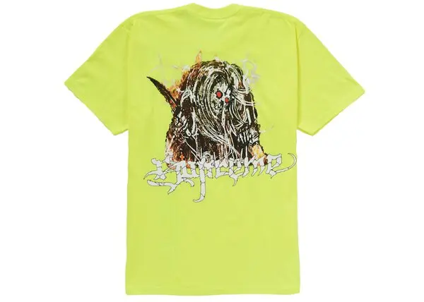 Supreme Satan Tee Shirt - Fluorescent Yellow
