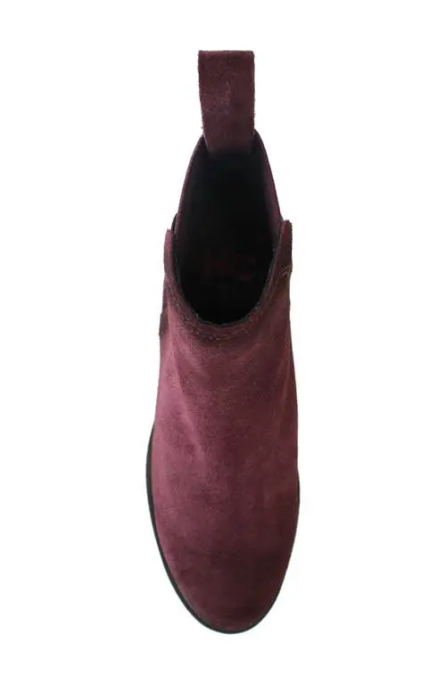 NATIONAL COMFORT Evita Ankle Bootie - Burgundy Suede