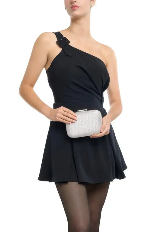OLGA BERG Metallic Frame Clutch