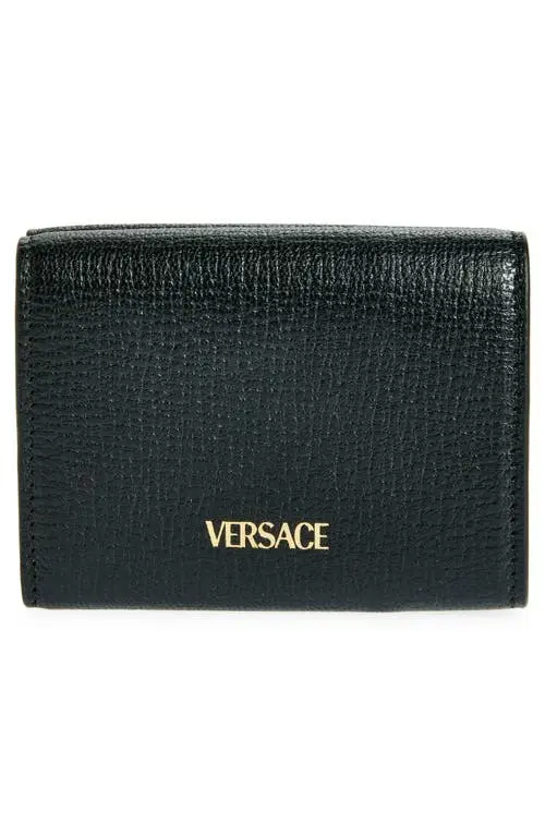 Versace Medusa Leather Trifold Wallet