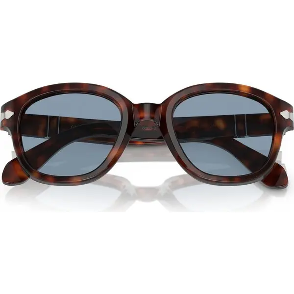 Persol 52mm Phantos Sunglasses - Havana/ Blue
