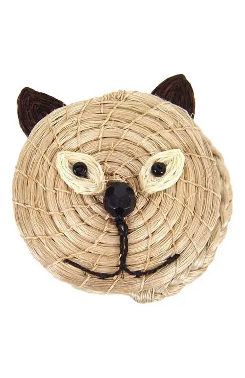 MBARE Animal Lidded Basket - Cool Cat