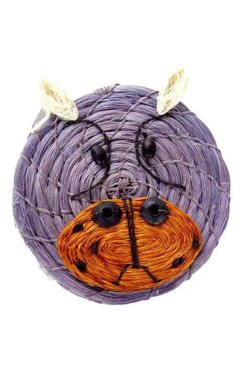 MBARE Animal Lidded Basket - Happy Hippo