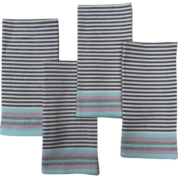 SIAFU HOME Handwoven Bahari Napkinsset Of 4