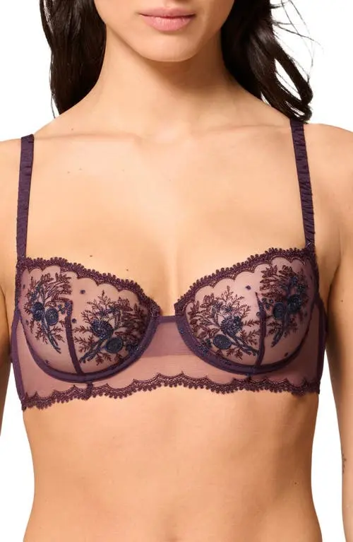 Simone Perele Intrigue Sheer Underwire Demi Bra - Fig