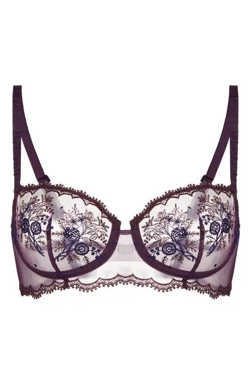 Simone Perele Intrigue Sheer Underwire Demi Bra - Fig