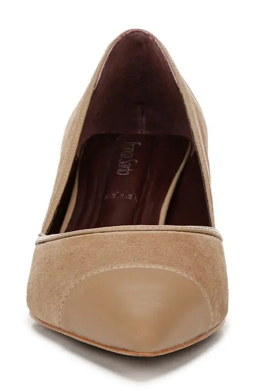 Franco Sarto Darcy Pointed Toe Kitten Heel Pump