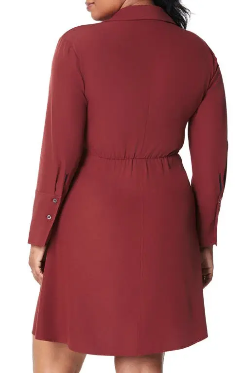chinese dress ladies SPANX Airessentials Red Turtleneck Long Sleeve Dress main image 1