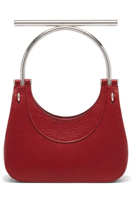 Alexander McQueen Mini T-bar Crossbody Handbag - Red/silver