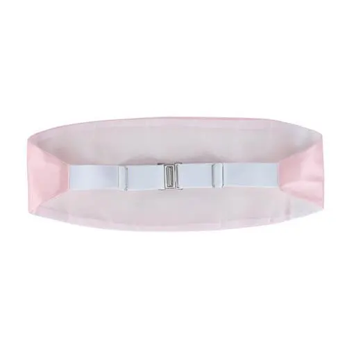 Trafalgar Sutton Solid Color Silk Cummerbund - Pink
