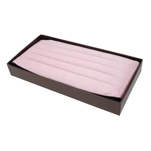 Trafalgar Sutton Solid Color Silk Cummerbund - Pink