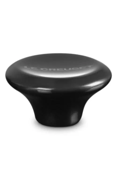 LE CREUSET 2-inch Nickel Knob - Black