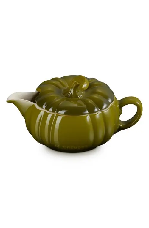 LE CREUSET Pumpkin Gravy Boat & Lid