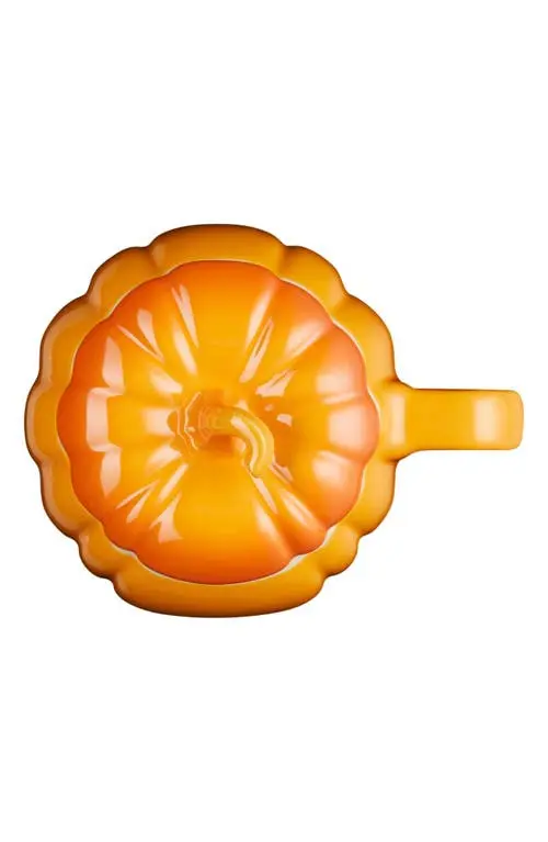 LE CREUSET Pumpkin Mug & Lid - Persimmon