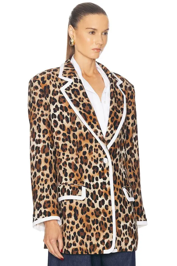 ROWEN ROSE Oversized Signature Blazer
