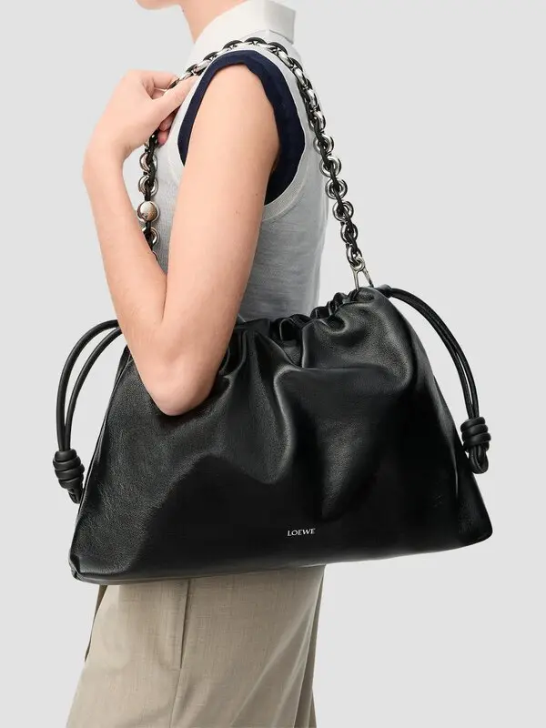 Loewe Flamenco Shoulder Bag - Black