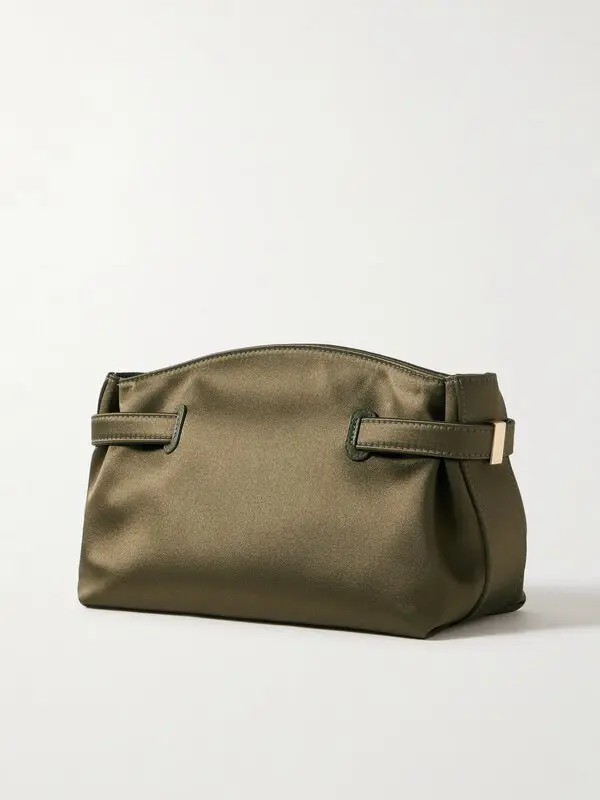 FERRAGAMO Hug Satin Shoulder Bag