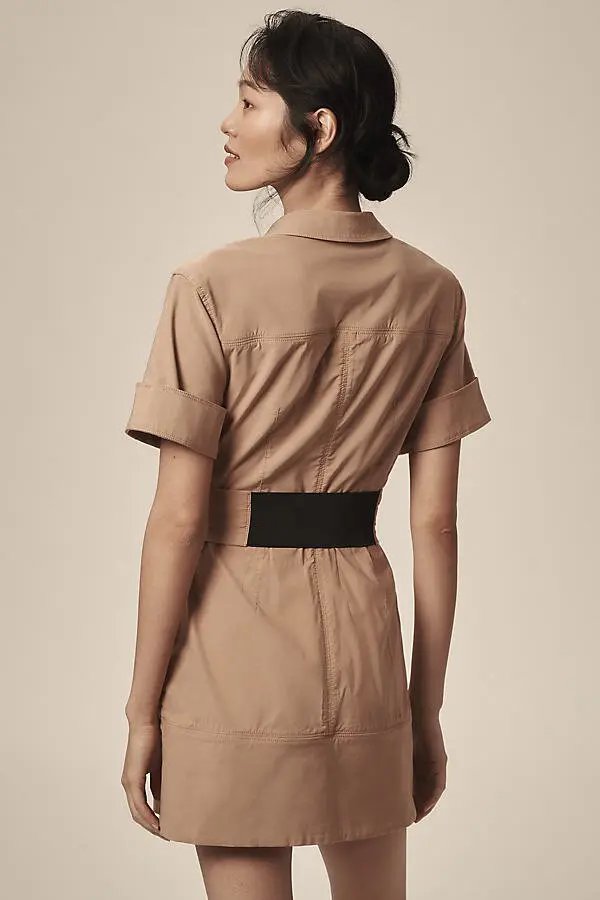 maeve mini dress beige LIKELY Maeve Dress in Ivory