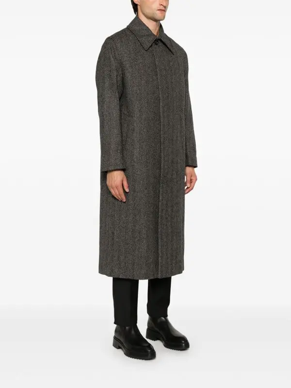 SUNFLOWER Wool-blend Overcoat