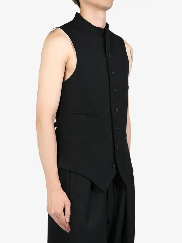 Yohji Yamamoto Stand-up Collar Vest