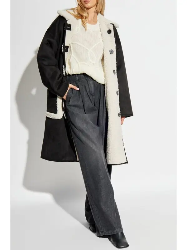 Munthe Reversible Knee-length Coat