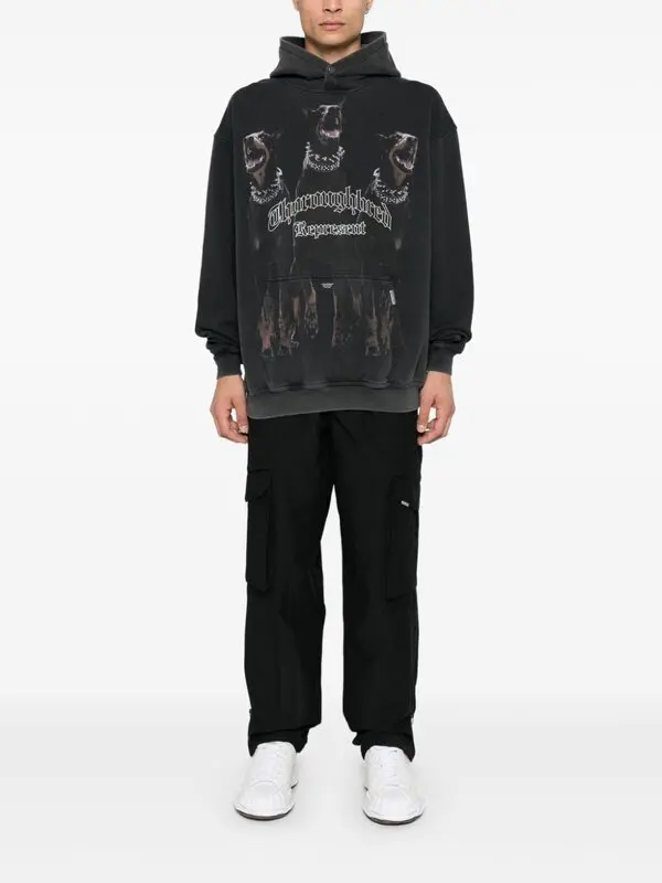 REPRESENT Thoroughbred Hoodie - Black