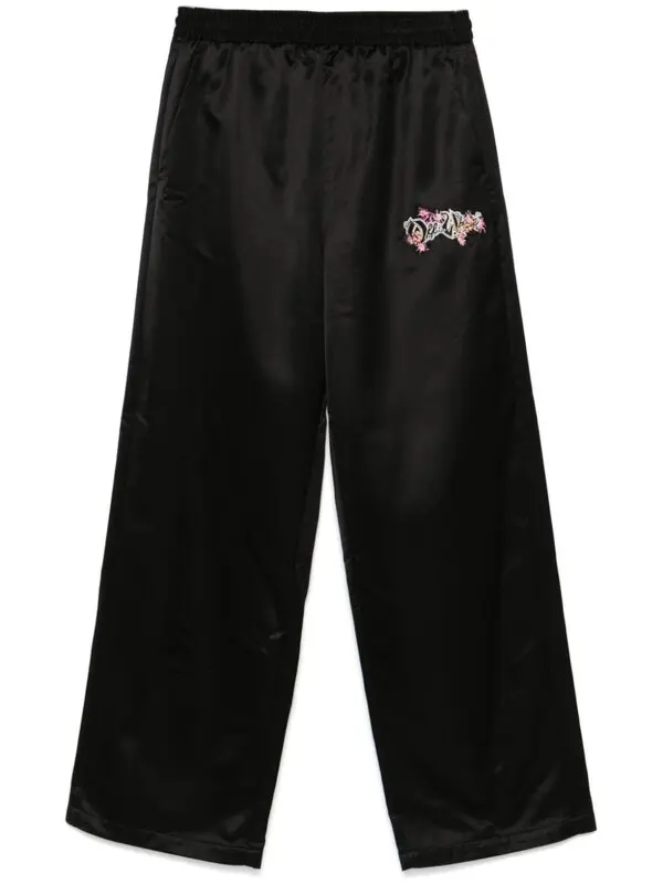 Off-White Logo-embroidered Trousers