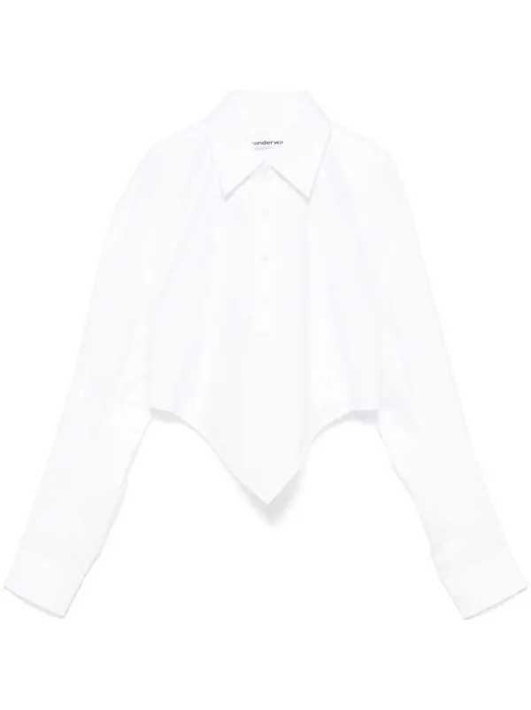 Alexander Wang Cropped Shirt - White