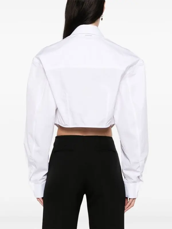 Alexander Wang Cropped Shirt - White