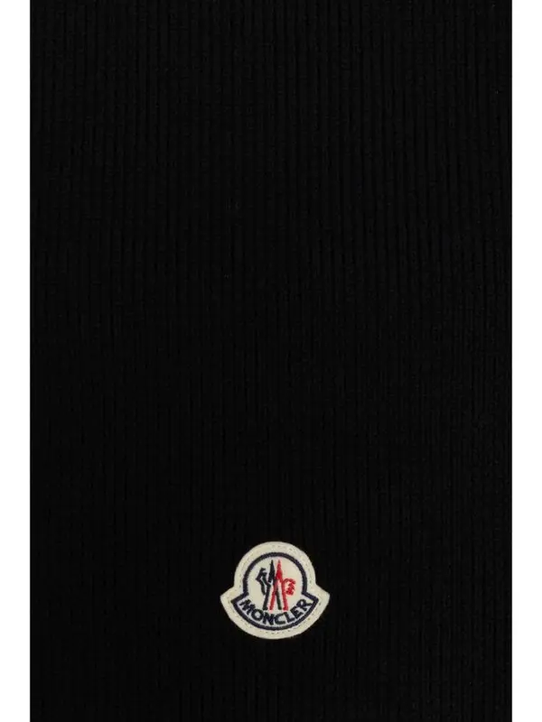 Moncler Logo-patch Scarf - Black