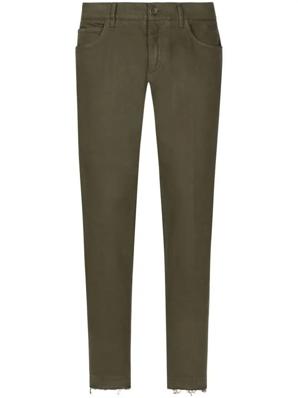 Dolce & Gabbana Cotton Slim-fit Jeans - Green