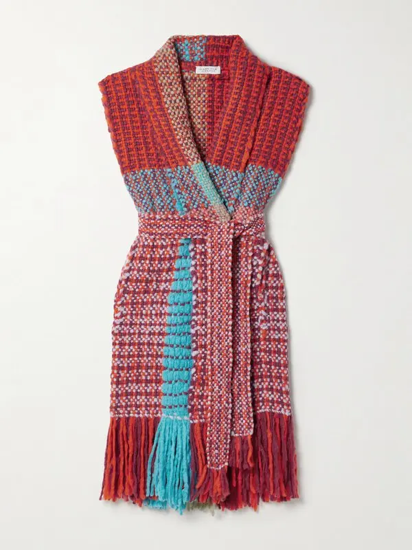 Gabriela Hearst Teagan Fringed Cashmere Vest