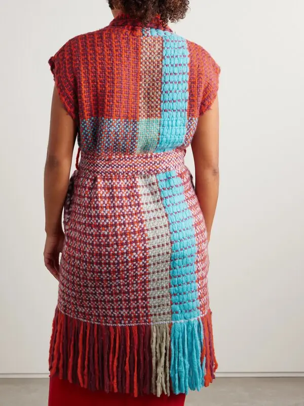 Gabriela Hearst Teagan Fringed Cashmere Vest
