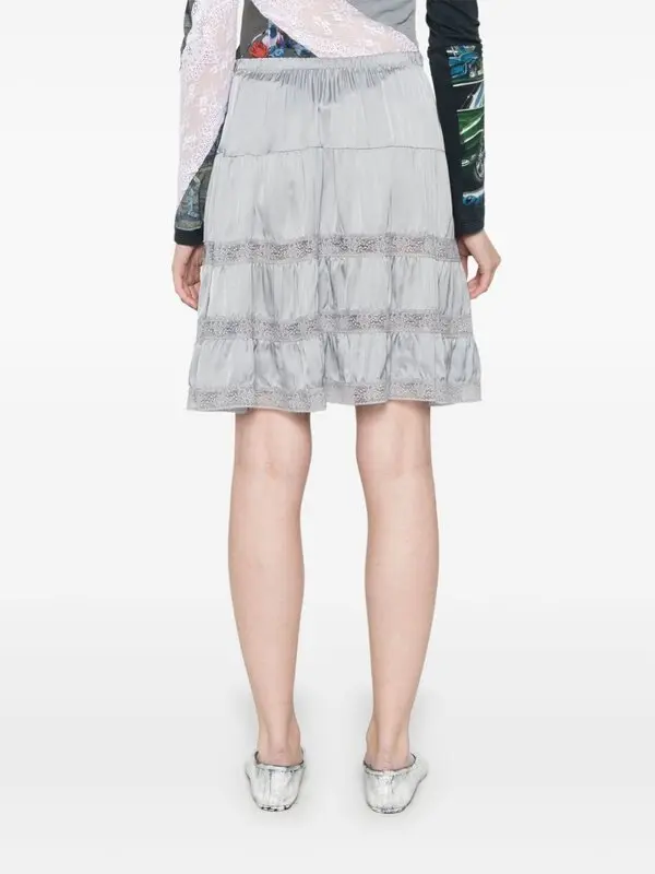 Gimaguas Cielo Mini Skirt - Grey | Editorialist