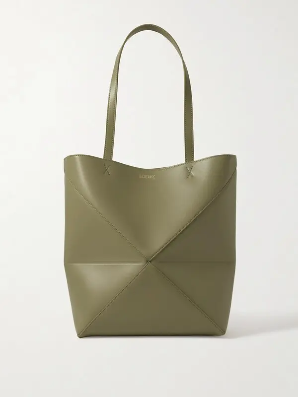 Loewe Puzzle Fold Convertible Medium Leather Tote