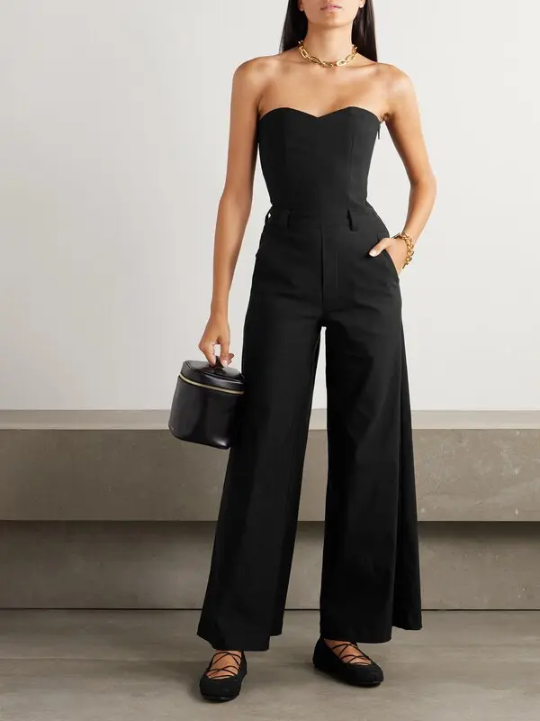 RIVET UTILITY Dynamite Strapless Jumpsuit