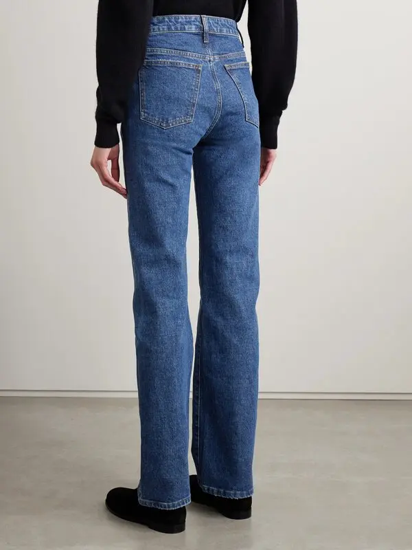 Khaite Danielle Slim-leg Jeans - Blue