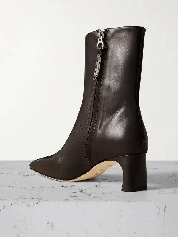 AeydĒ Tabitha Leather Ankle Boots