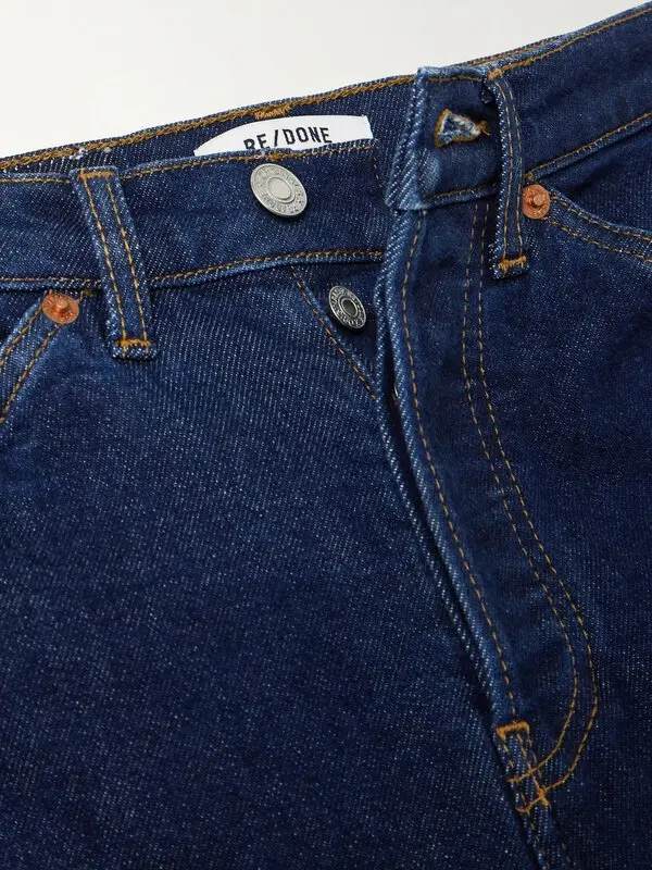 RE/DONE Painter Stove Pipe High-rise Straight-leg Jeans