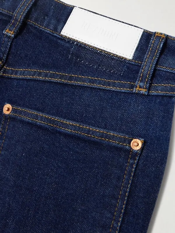 RE/DONE Painter Stove Pipe High-rise Straight-leg Jeans