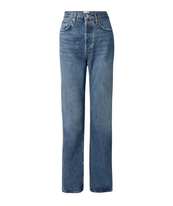 AGOLDE Kelly High-rise Straight-leg Jeans - Blue