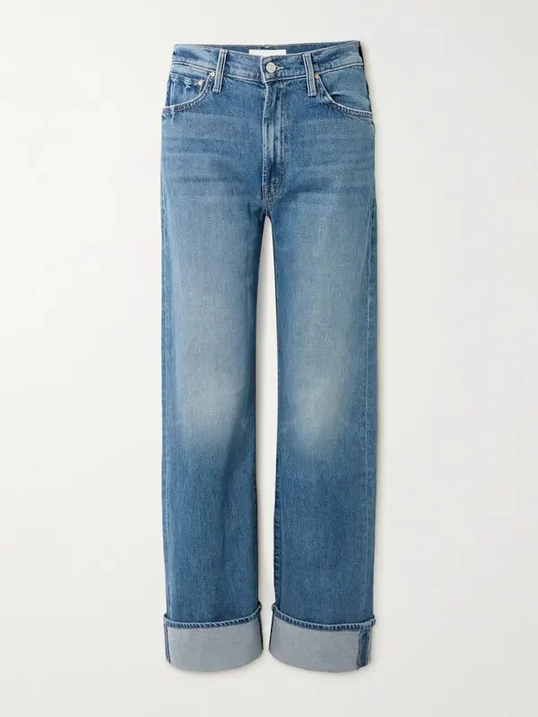 MOTHER The Dodger Skimp Cuff High-rise Jeans