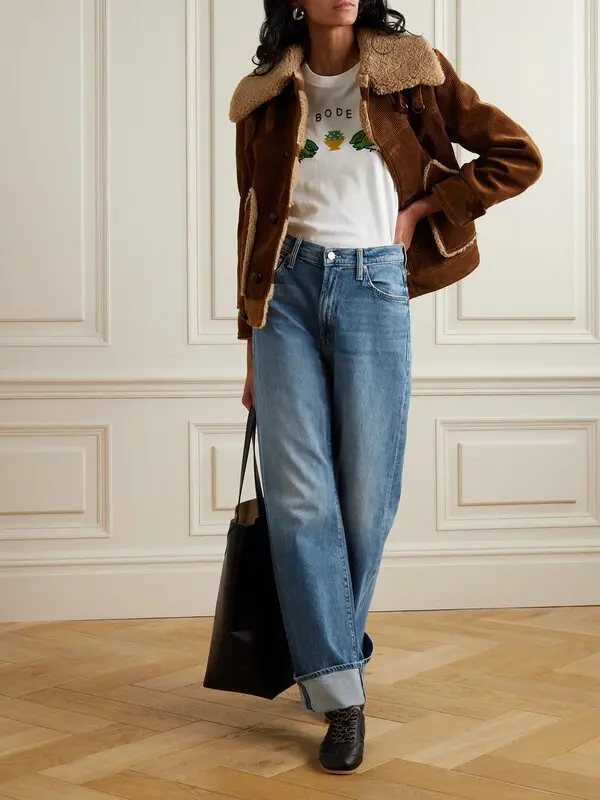 MOTHER The Dodger Skimp Cuff High-rise Jeans
