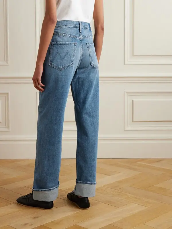 MOTHER The Dodger Skimp Cuff High-rise Jeans