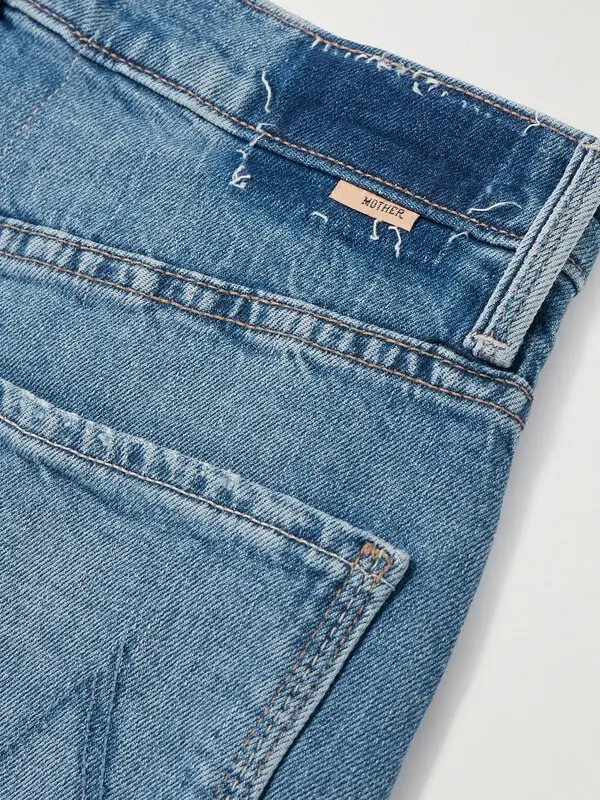 MOTHER The Dodger Skimp Cuff High-rise Jeans